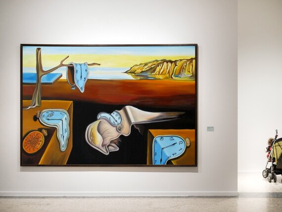 Melting Clock Painting Picasso