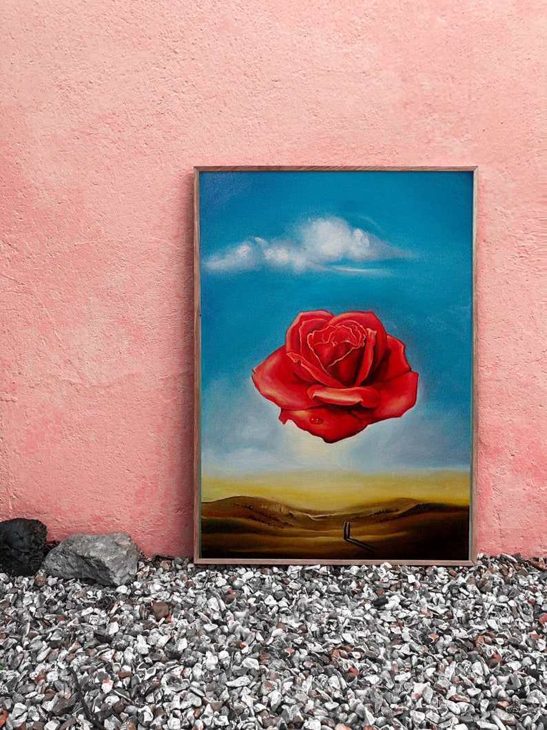 The Meditative Rose, Salvador Dali, Gallery Gift, Museum Poster ...