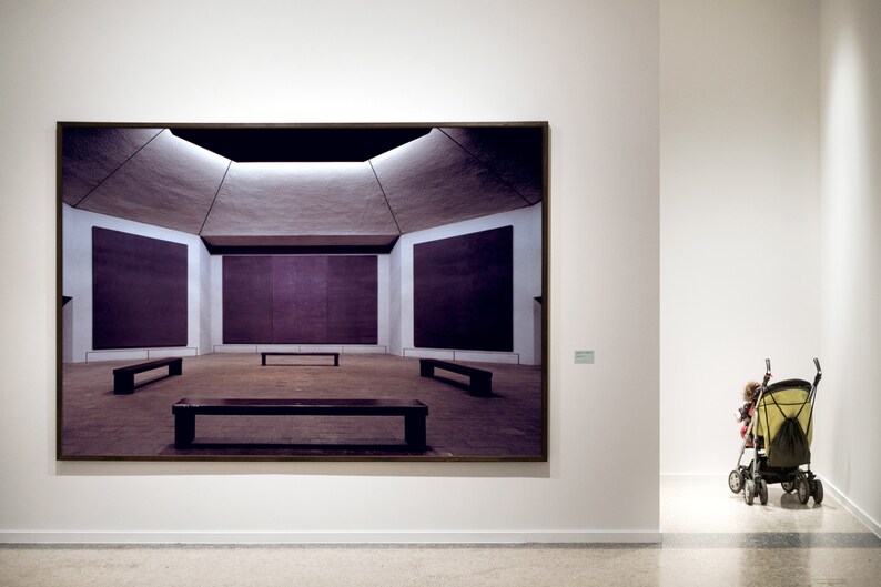 Rothko Chapel, by Mark Rothko Exhibition Poster, Gallery Framed Gift ...