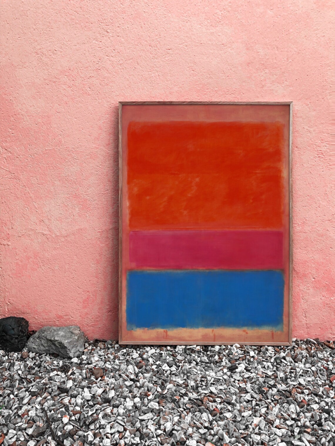 No. 1 royal Red and Blue by Mark Rothko Exhibition Poster - Etsy