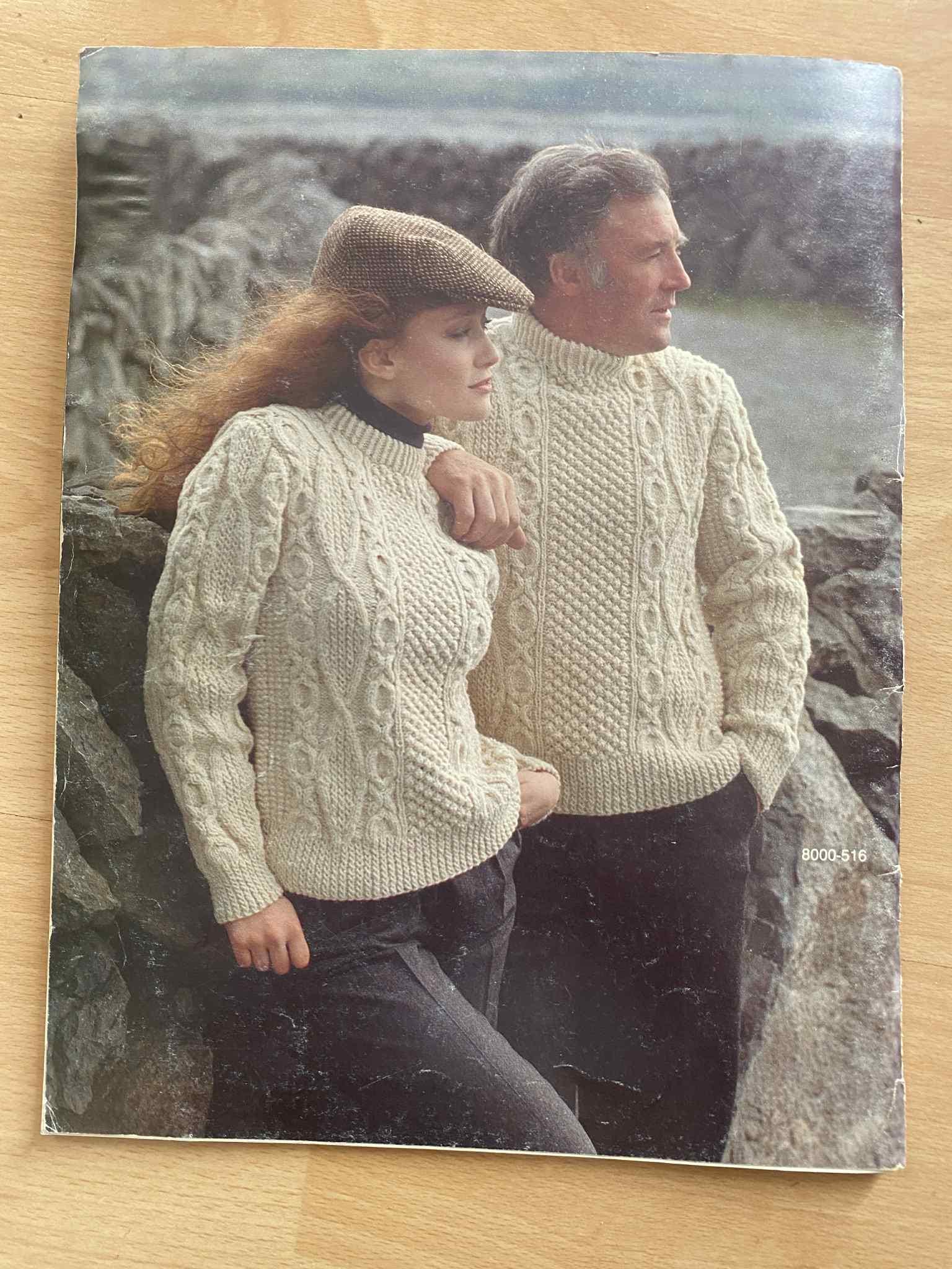 Bernat Irish Knits Vintage Knitting Pattern Book Aran Knits Ireland - Etsy