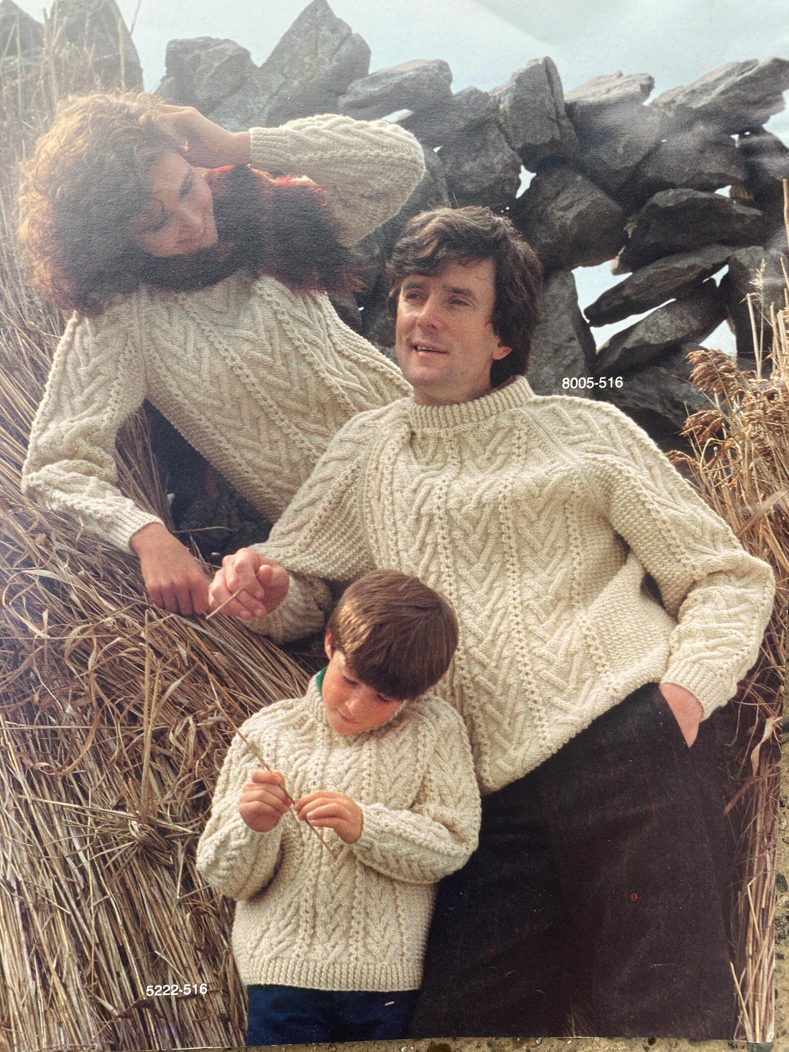 Bernat Irish Knits Vintage Knitting Pattern Book Aran Knits Ireland - Etsy