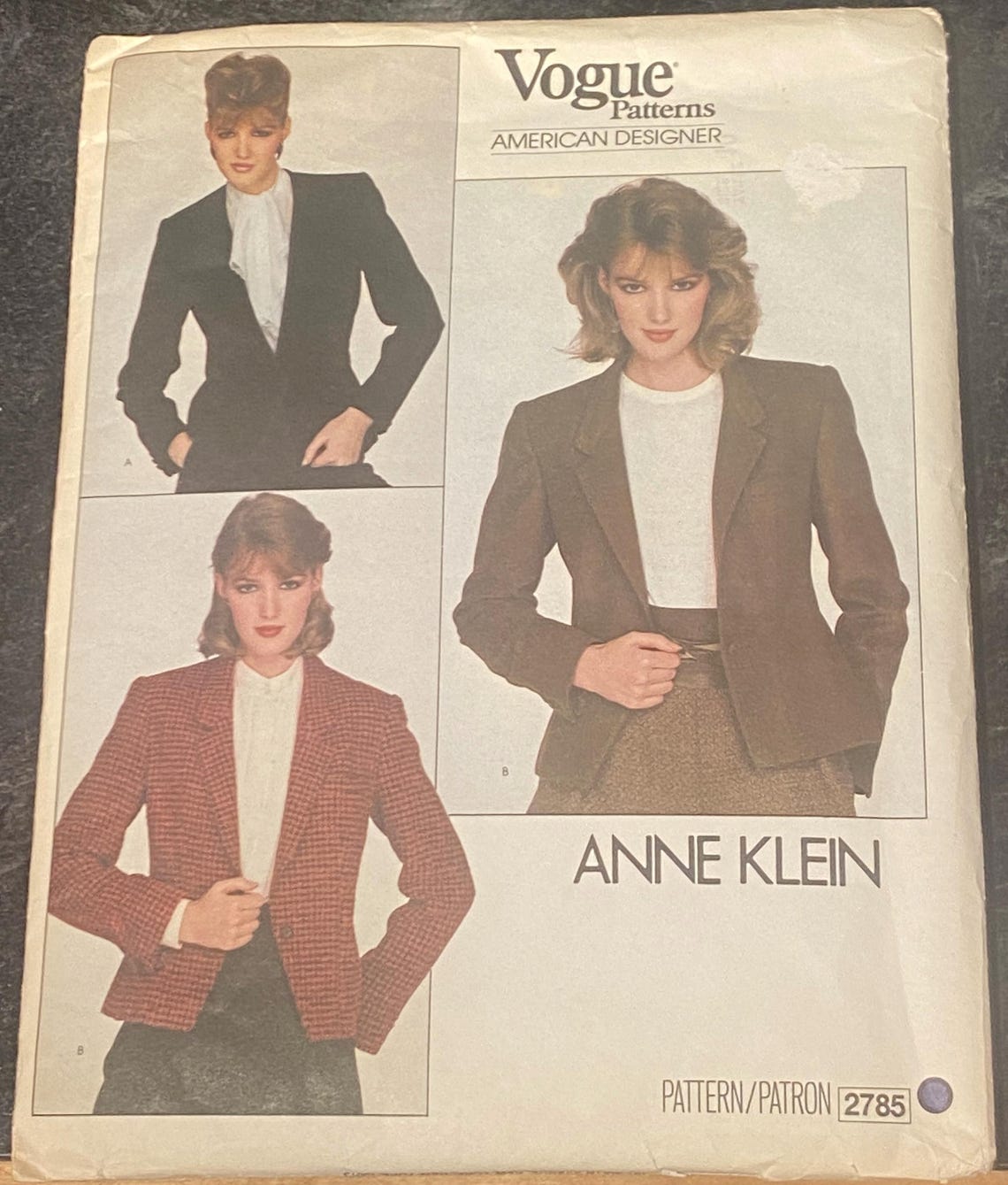 Vogue Sewing Pattern 2785 Anne Klein Blazer Size 10 - Etsy