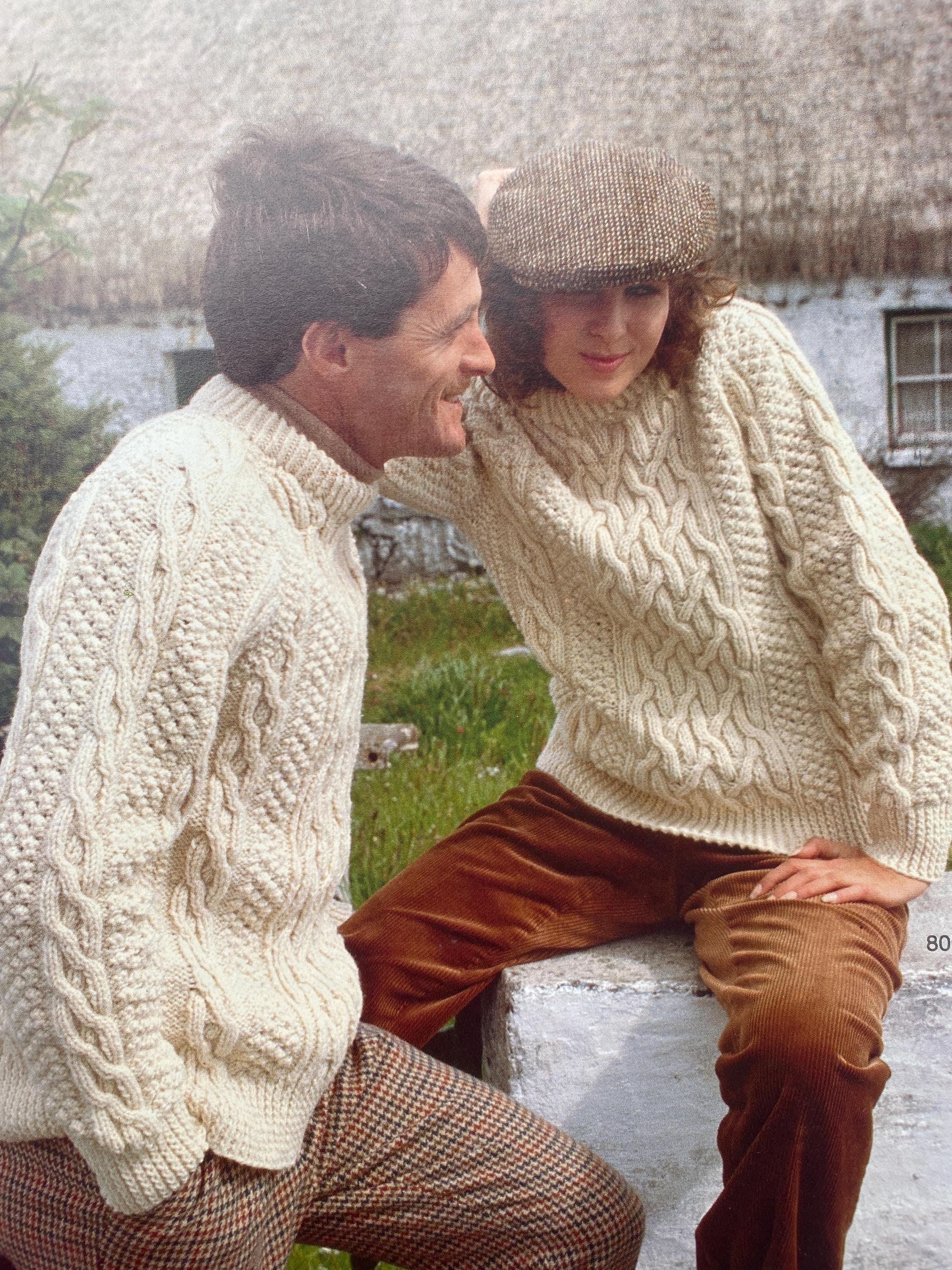 Bernat Irish Knits Vintage Knitting Pattern Book Aran Knits Ireland - Etsy