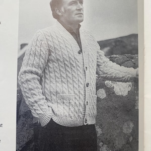 Bernat Irish Knits Vintage Knitting Pattern Book Aran Knits Ireland - Etsy