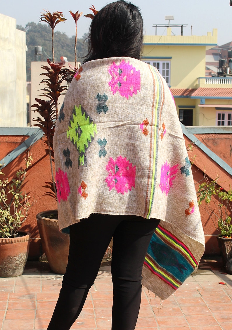 Himalayan Yak Wool Fish Pattern Shawl-woolen Shawl - Etsy