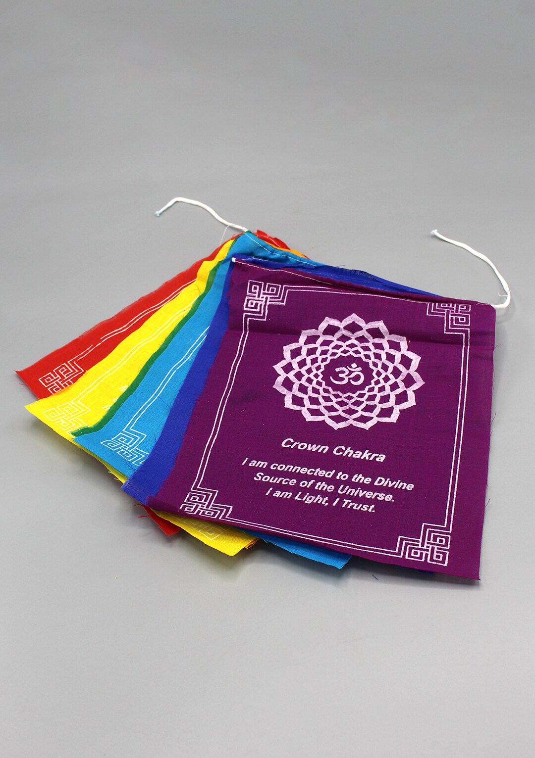 Seven Chakra Prayer Flags - Etsy