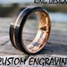 Custom IMAGE Personalized Engraving, Inside Ring Engraving, Hand ...