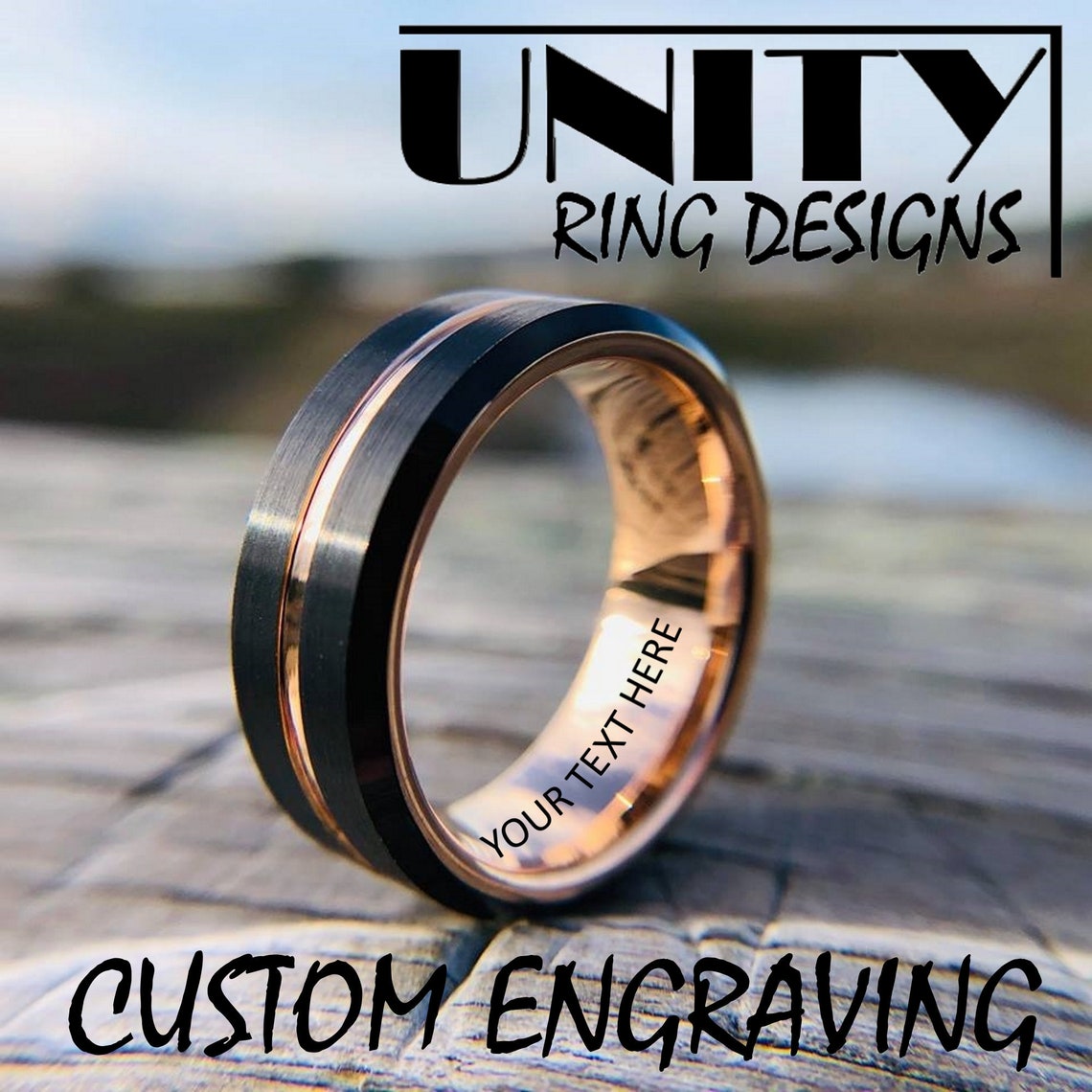 Custom IMAGE Personalized Engraving Inside Ring Engraving | Etsy