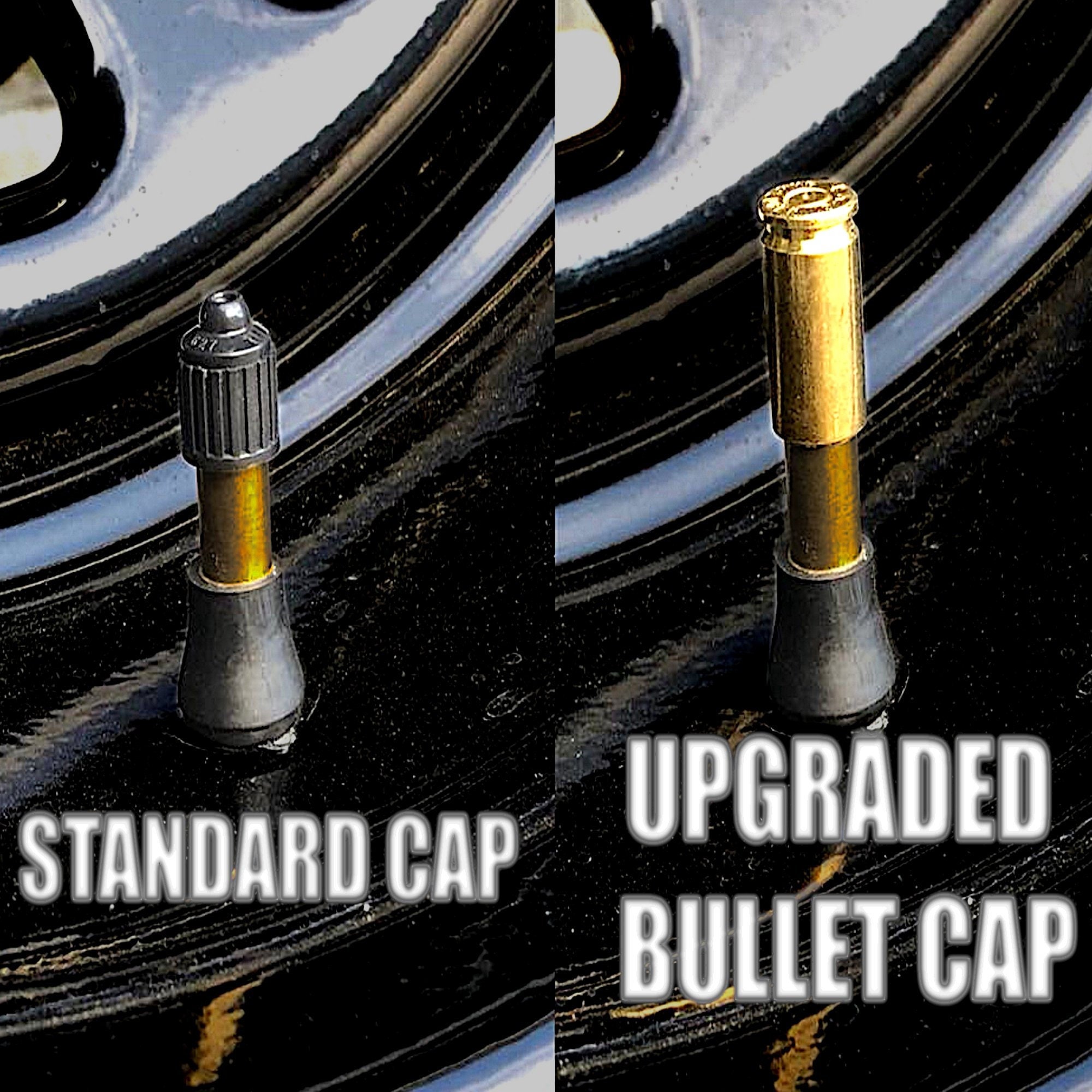 Truck Gifts, 4 or 6, Bullet Tire Caps for Cars and Trucks, Bullet Valve ...