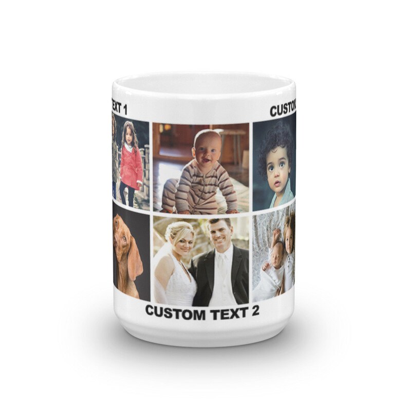Your Photo Collage Coffee Mug Design Your Own Mug Custom - Etsy