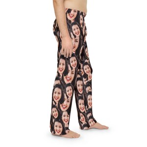 Custom Men's Face Pajama Pants, Photo Pajama, Gifts for Him, Gift for ...