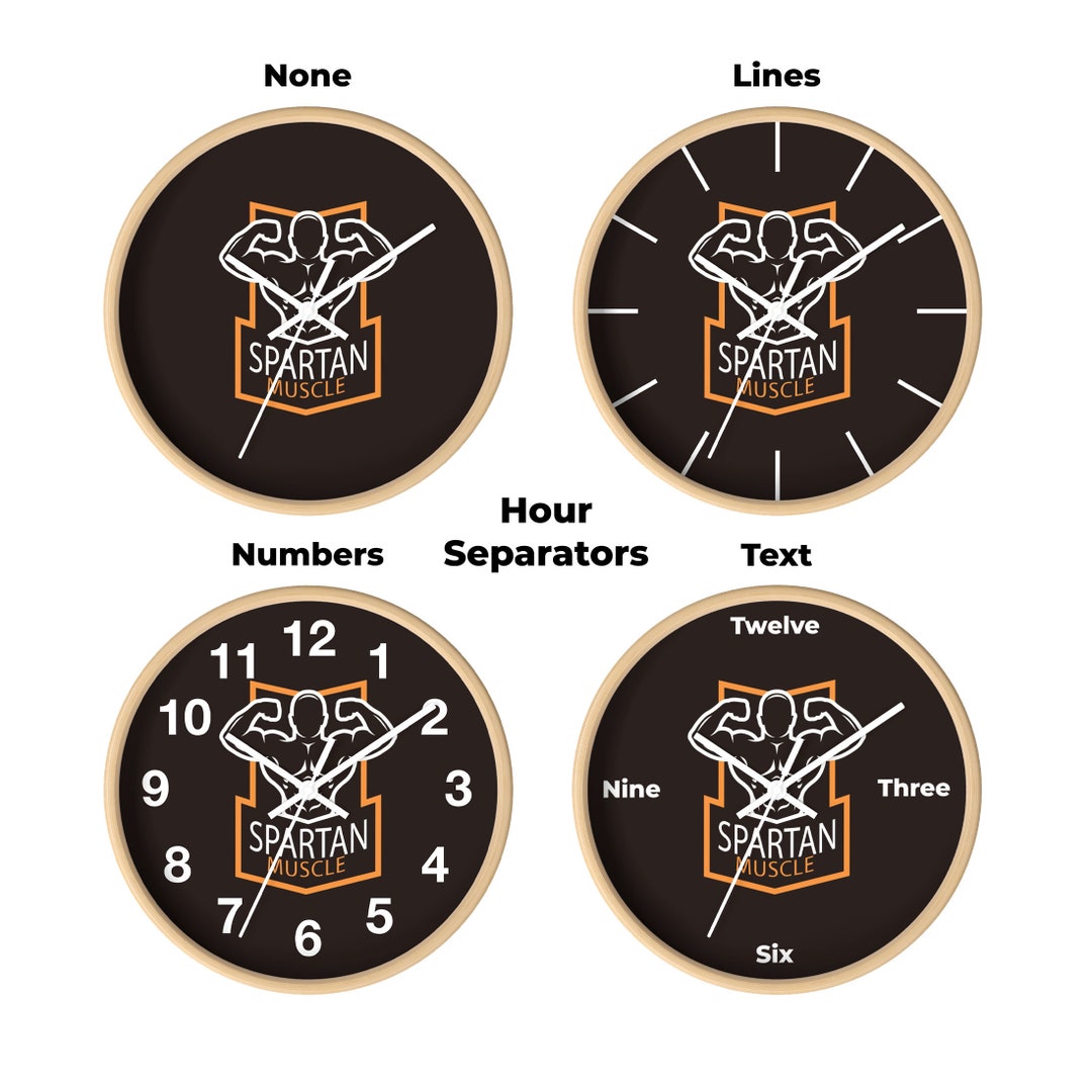 Personalized Logo Wall Clock, Custom Deigned Clock, Photo Wall Clock ...