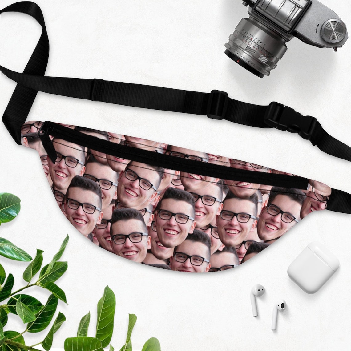 Crazy Face Fanny Pack Photo Fanny Pack Faces Fanny Pack | Etsy
