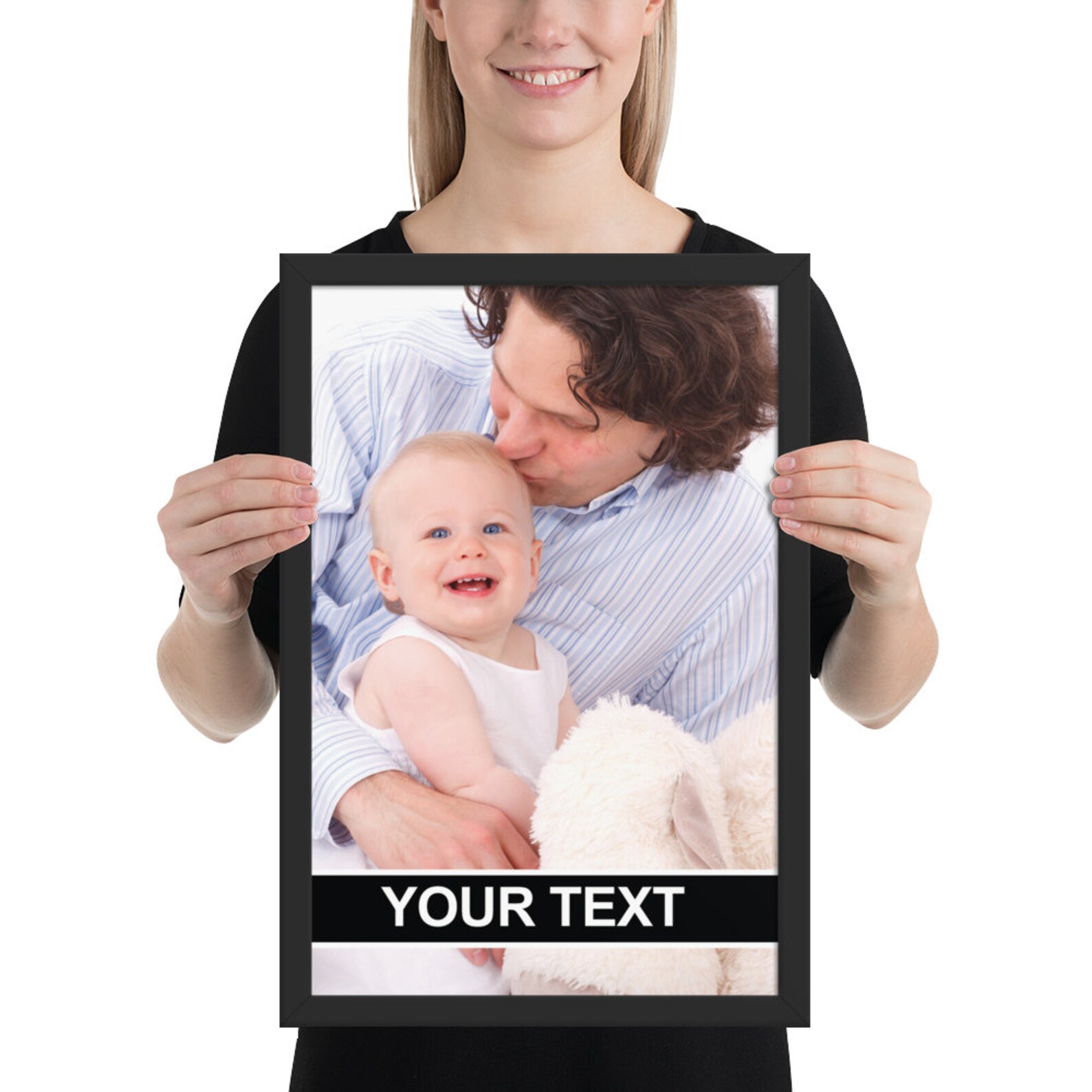 Custom Framed Poster Personalized Poster Custom Text Poster - Etsy