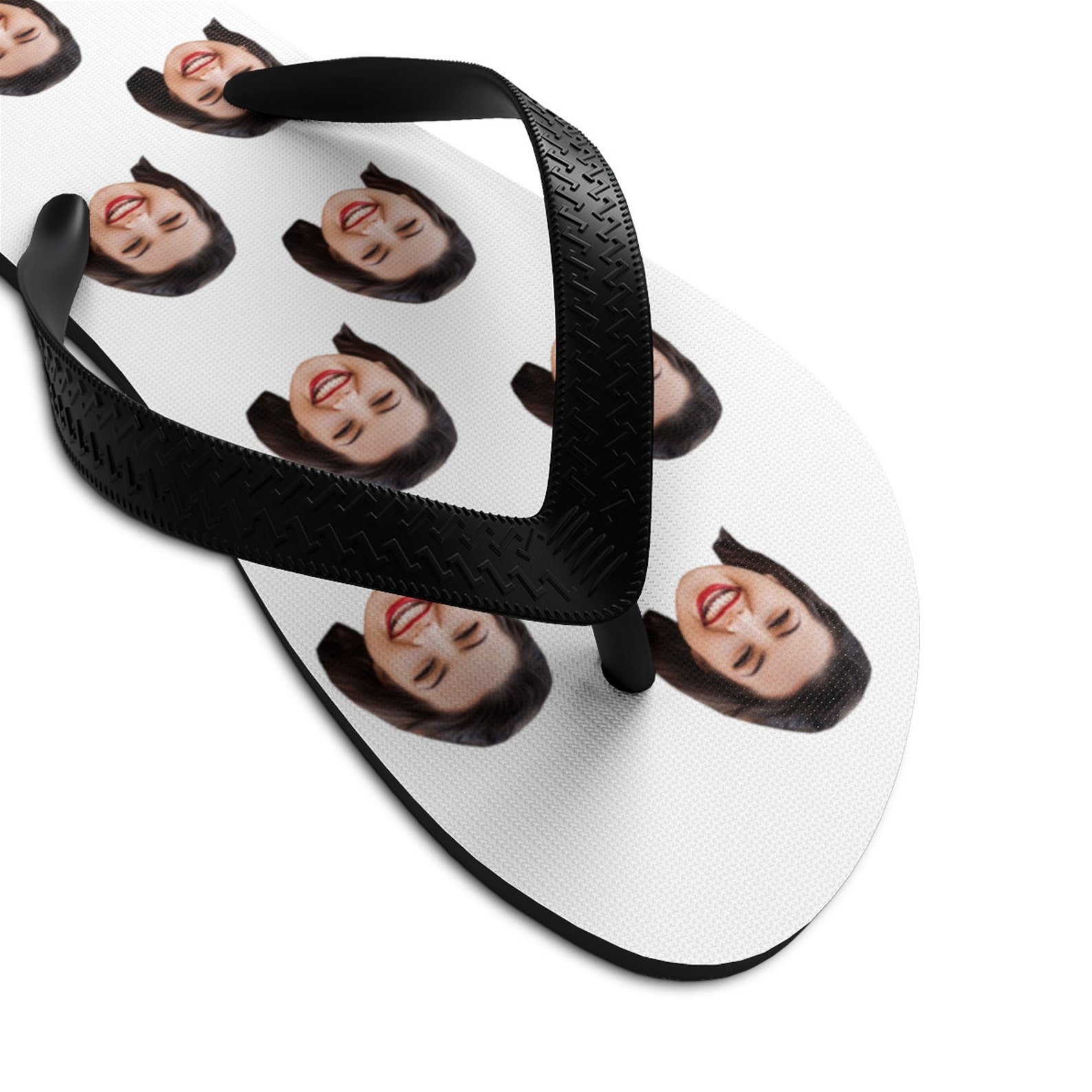 Custom Face Flip Flops Gift Photo Flip Flops Funnygift - Etsy