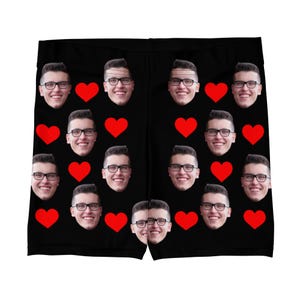 Custom Women Face Shorts, Photo Shorts, Funny Womens Shorts, Bride Gift ...