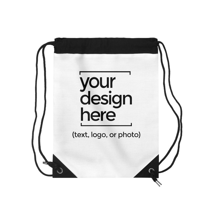 Design Drawstring Bag Photo Bag Logo Bag Custom Picture | Etsy