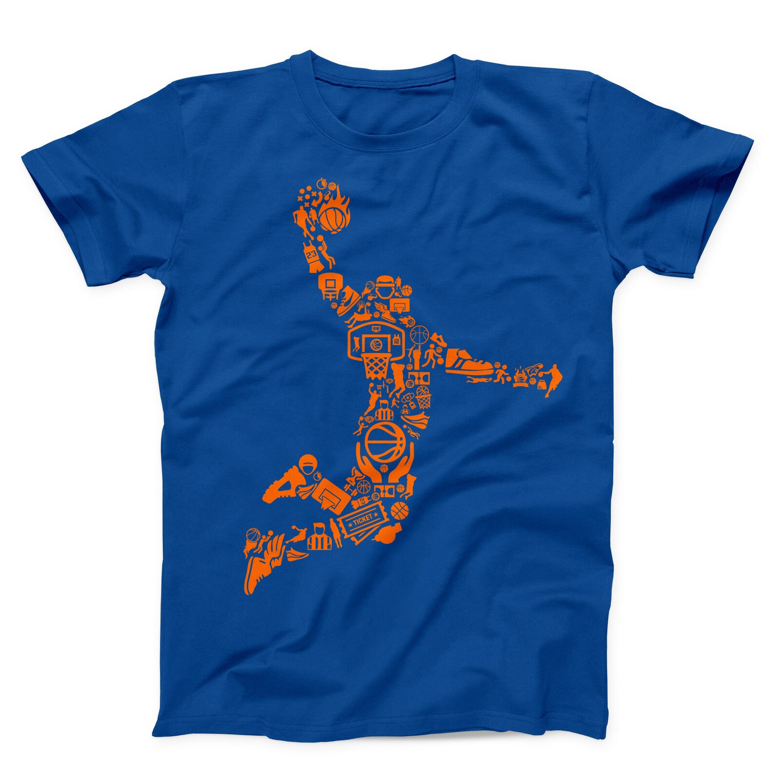 Basketball Player T-shirt Basketball Creative Player Shirt - Etsy