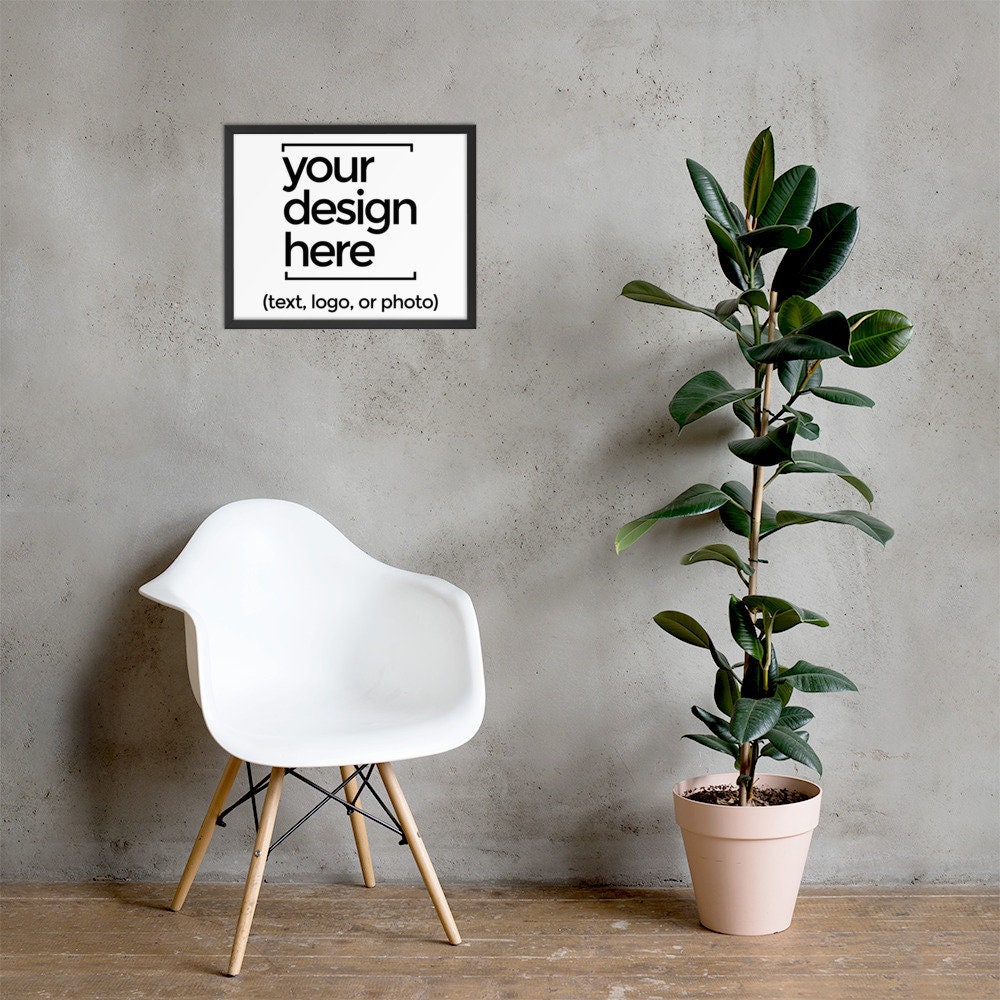 Personalized Framed Poster Enhanced Paper Framed Poster - Etsy