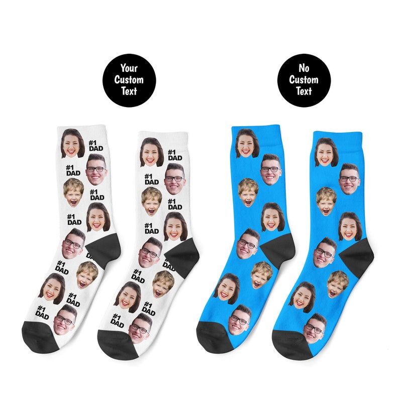 Custom Face Socks Personalized Photo Socks Personalized - Etsy
