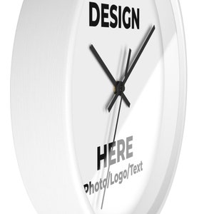 Custom Wall Clock, Personalized Wall Clock, Design Your Wall Clock ...