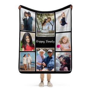 Custom Designed Blanket, Personalized Photo Soft Blanket, Sherpa ...