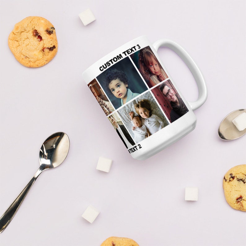 Your Photo Collage Coffee Mug Design Your Own Mug Custom | Etsy