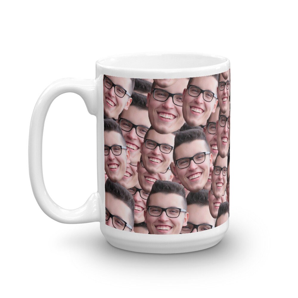 Crazy Face Mug Photo Mug Picture Mug Funny Faces Mug | Etsy
