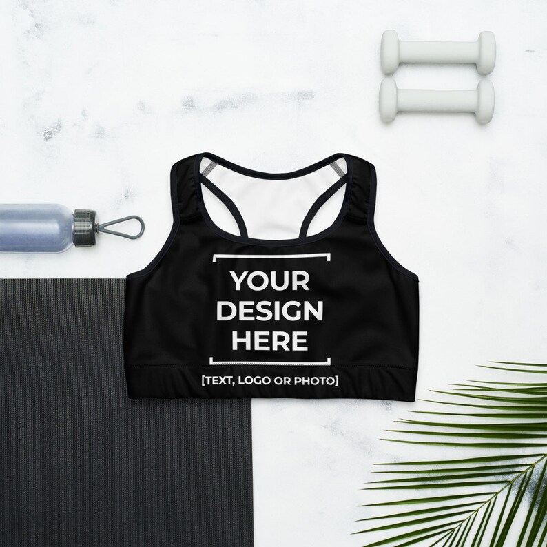 Custom Women's Sports Bra Create All-over Sports Bra - Etsy