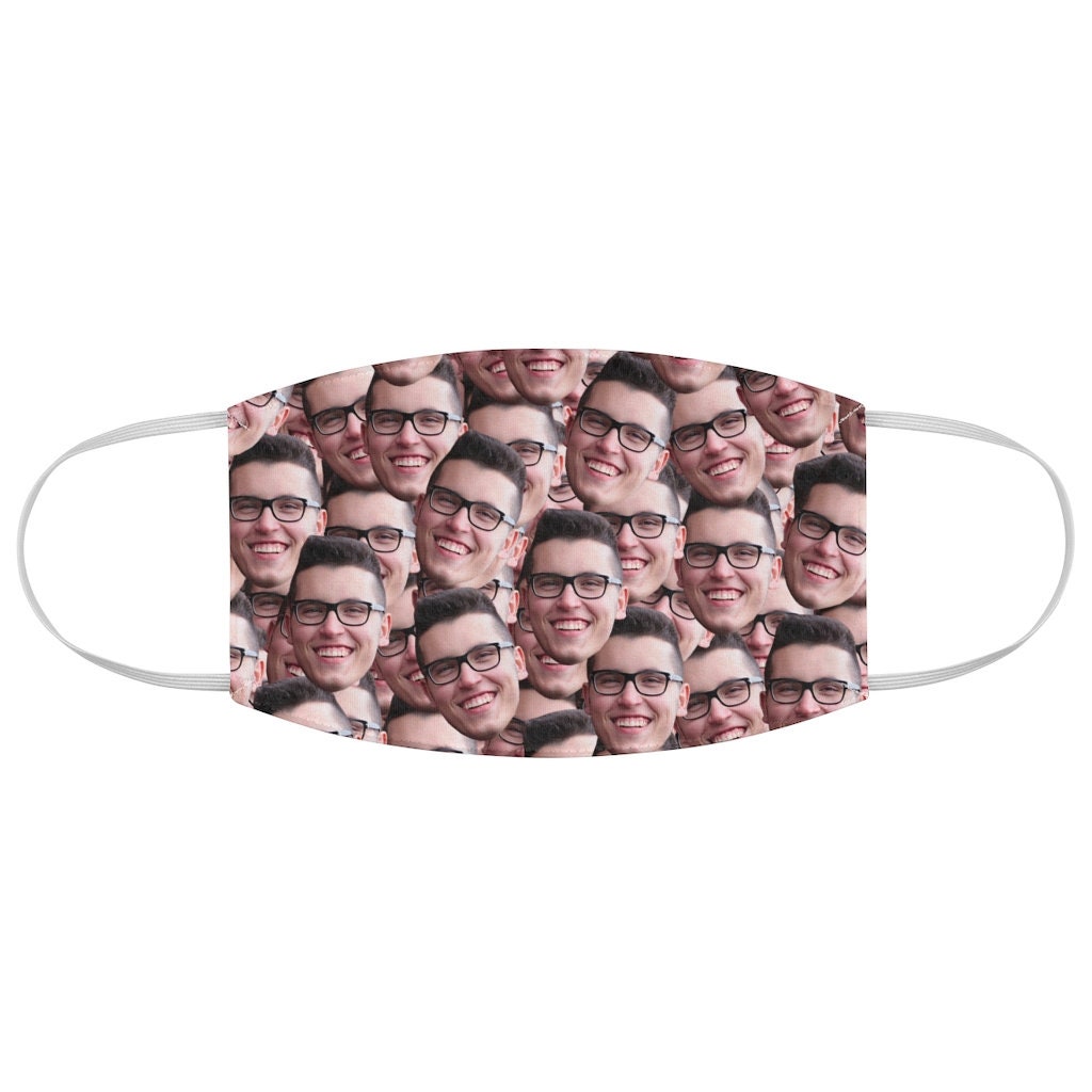 Crazy Face Mask Custom Photo Mask Personalized Gift Crazy - Etsy