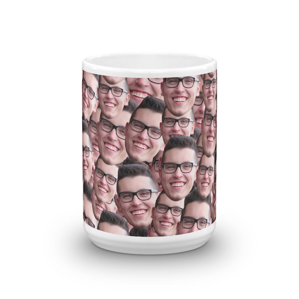 Crazy Face Mug Photo Mug Picture Mug Funny Faces Mug | Etsy