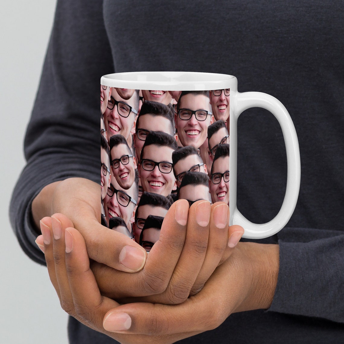 Crazy Face Mug Photo Mug Picture Mug Funny Faces Mug - Etsy