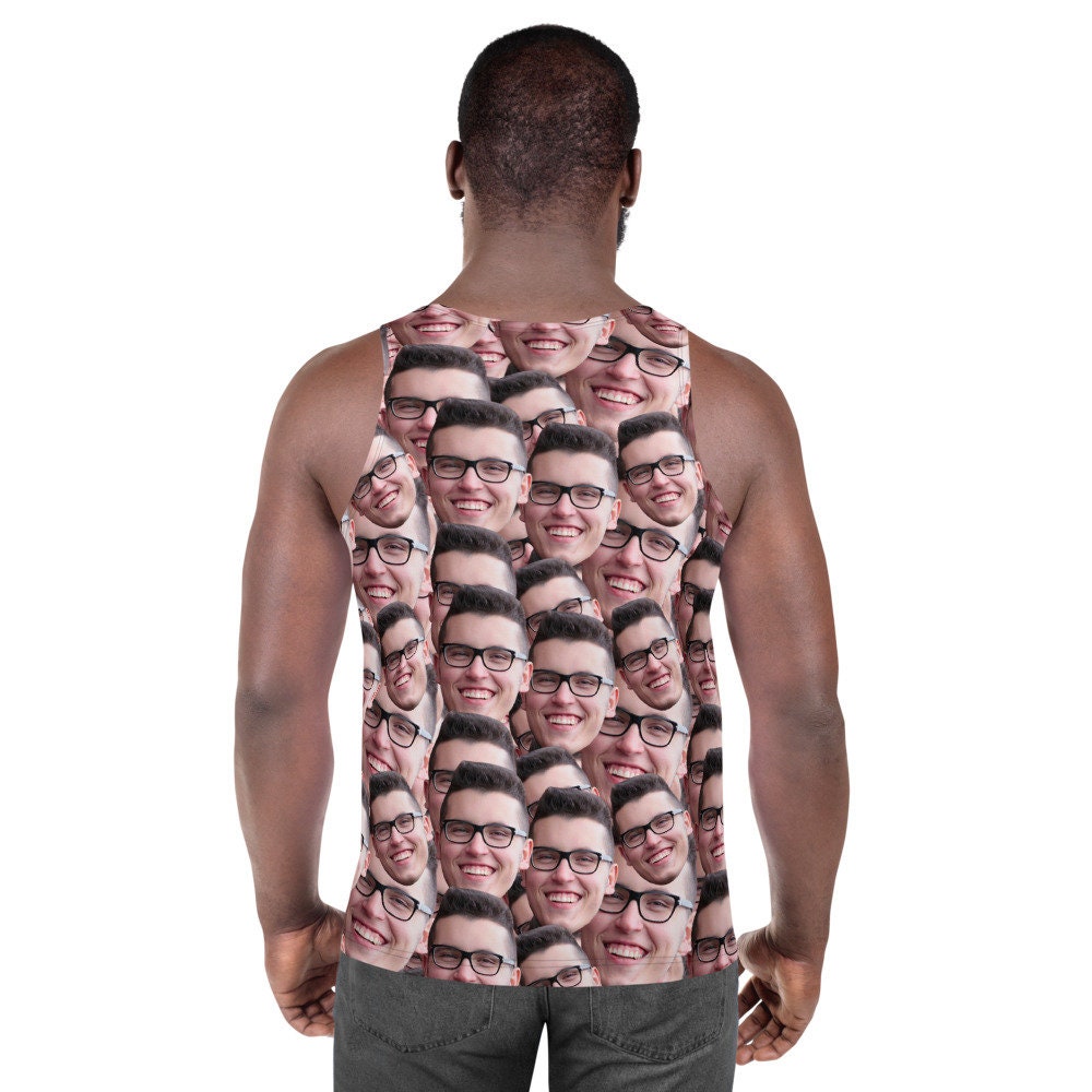 Crazy Face Tank Top Face Unisex Tank Top Photo Tank Top - Etsy