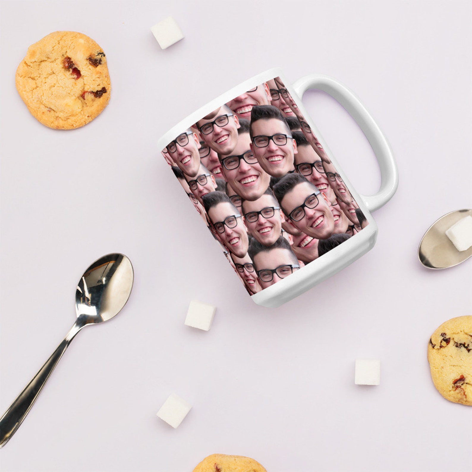 Crazy Face Mug Photo Mug Picture Mug Funny Faces Mug | Etsy