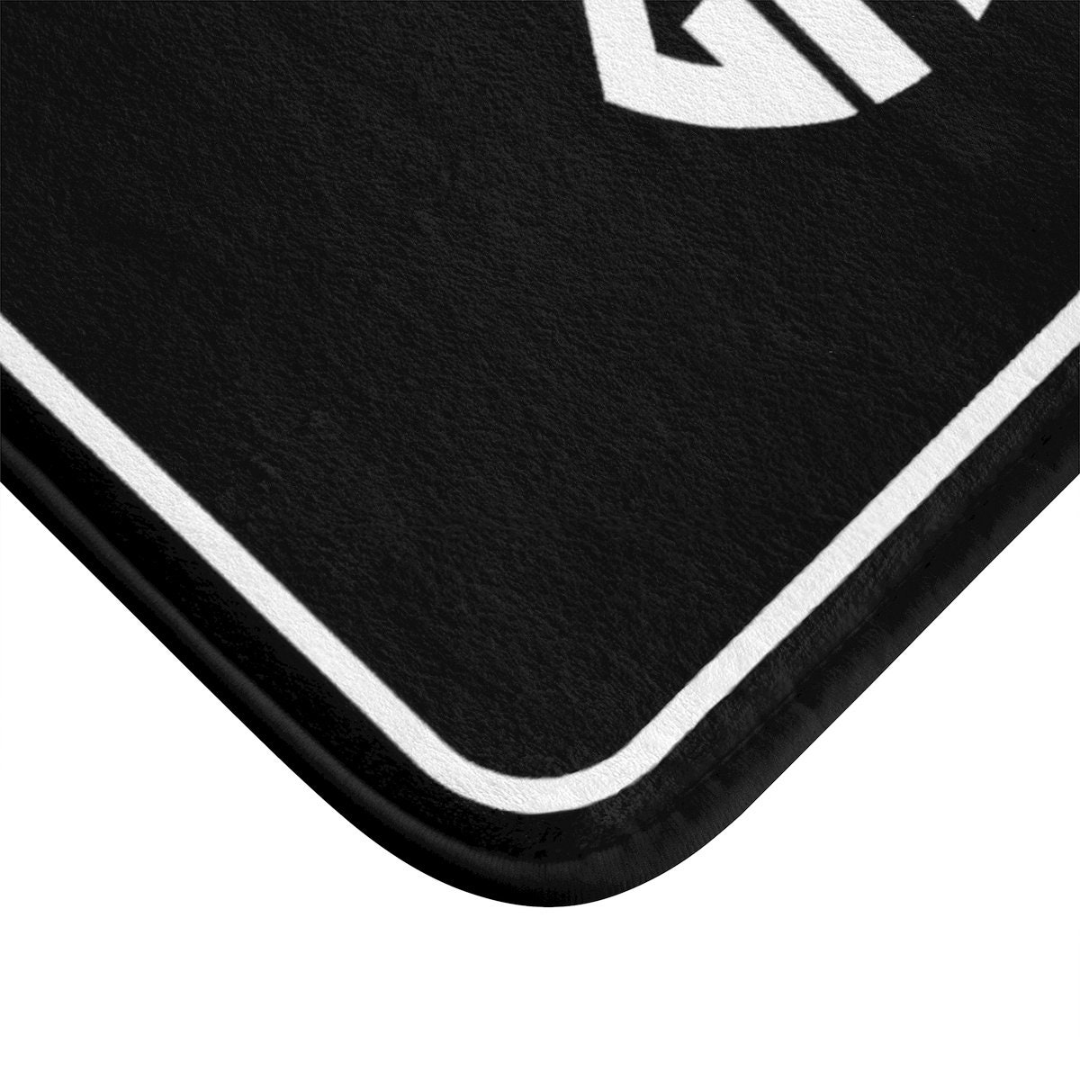 Monogram Bath Mat Custom Initials Bath Mat Monogrammed Text - Etsy