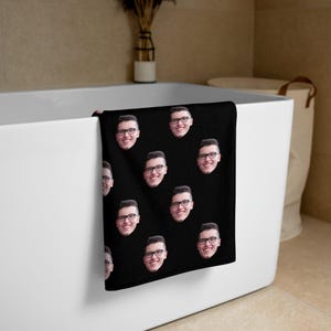 Custom Face Towel, Photo Beach Towel, Personalized Face Towel, Best ...