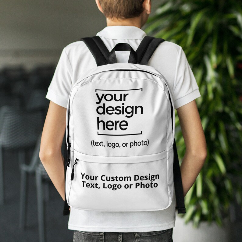 Custom Backpack Personalized Backpack Photo Backpack Custom | Etsy