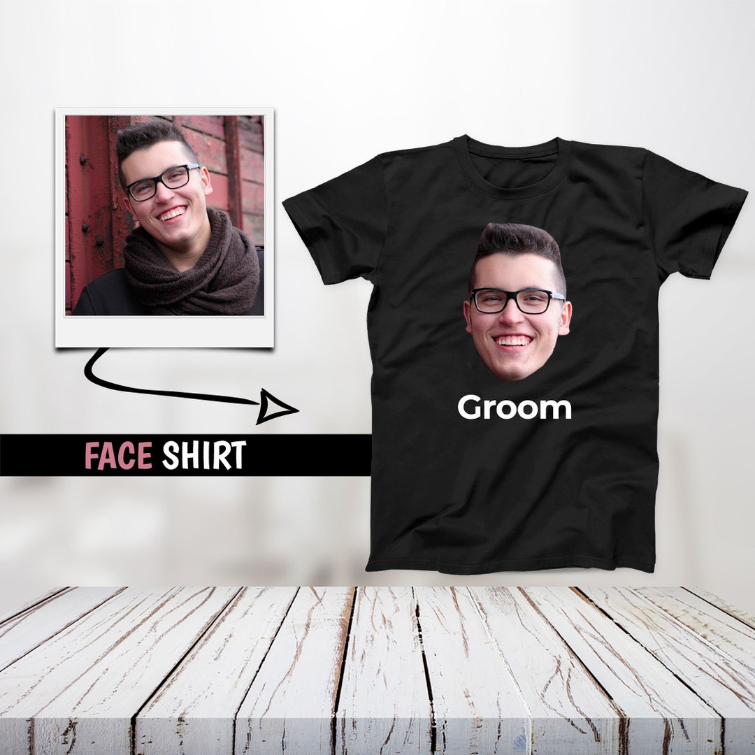 Custom Face Shirt Bachelorette Party Shirts Groom's - Etsy