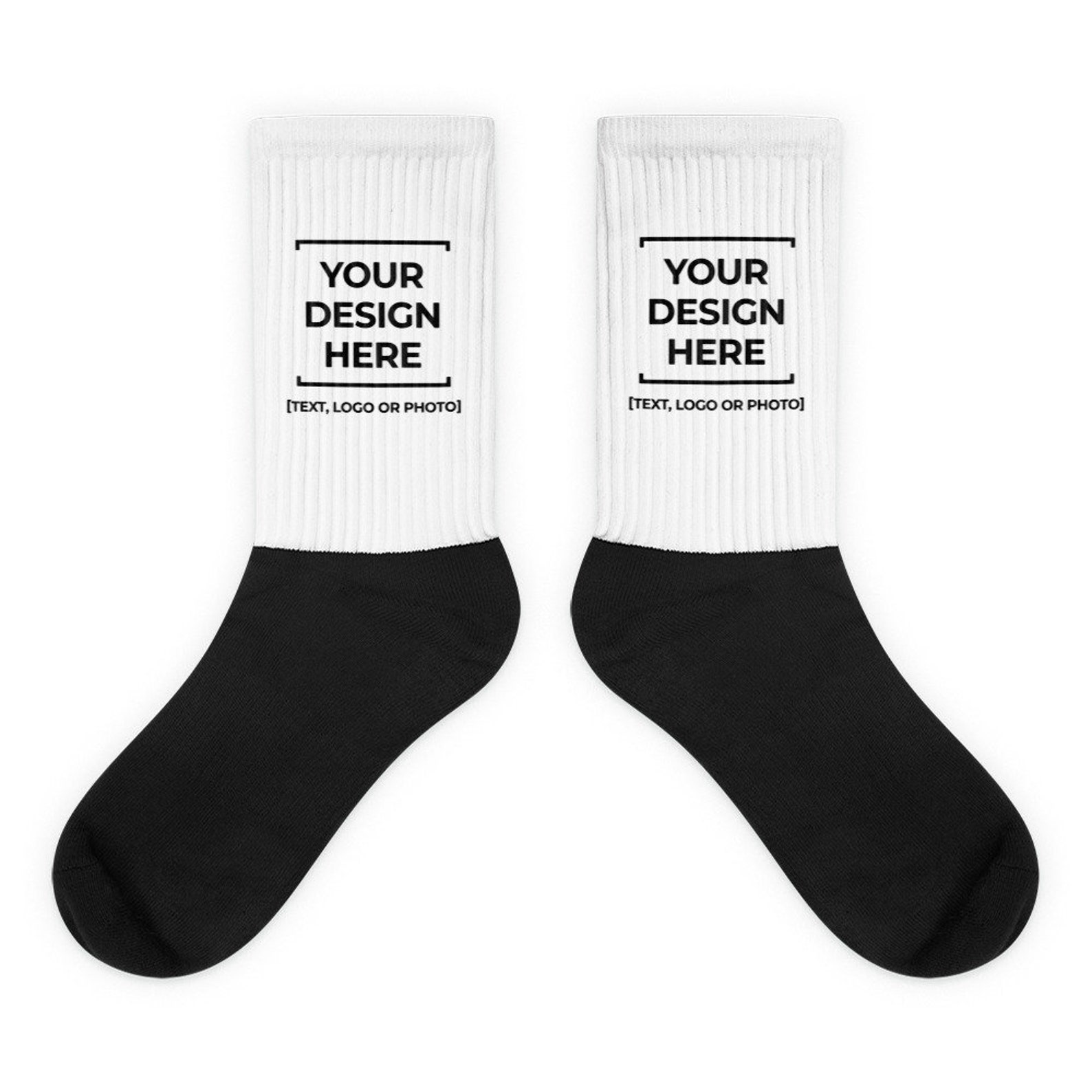 Custom Socks Design Socks Custom Photo Socks Text Socks - Etsy