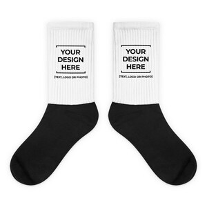 Custom Socks, Design Socks, Custom Photo Socks, Text Socks, Birthday ...