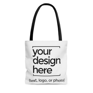 Custom Photo Tote Bag, Image Tote Bag, Beach Bag, Logo Tote Bag ...