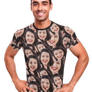 Crazy Face T-shirt, Personalized Photo Shirt, Funny Birthday Gift ...