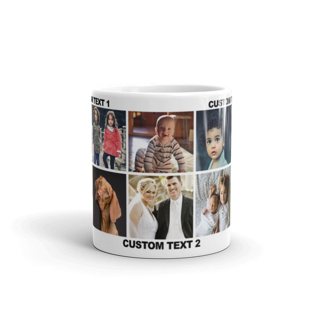 Your Photo Collage Coffee Mug Design Your Own Mug Custom - Etsy