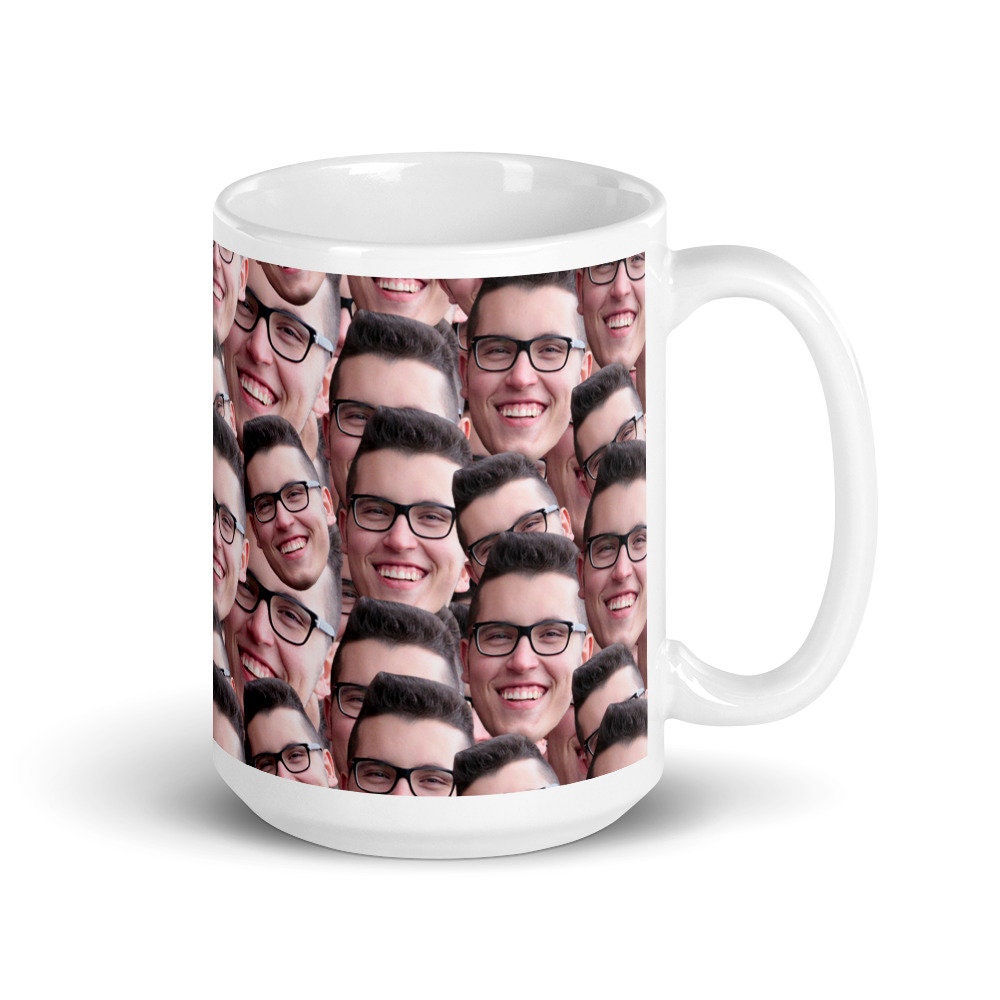 Crazy Face Mug Photo Mug Picture Mug Funny Faces Mug - Etsy