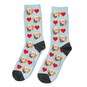 Custom Dog Socks, Personalized Pet Socks, Customized Love Socks, Face ...