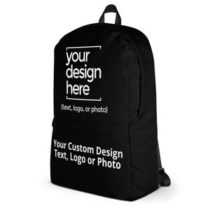 Personalized Backpack, Custom Backpack, Photo Backpack, Custom Laptop ...