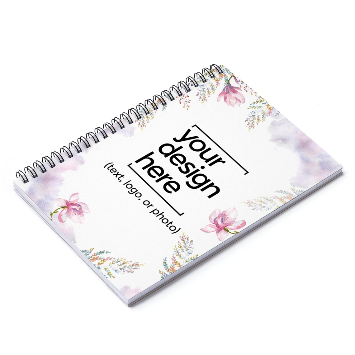 Custom Spiral Notebook Ruled Line Photo Notebook Logo - Etsy