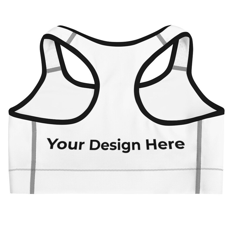 Custom Women's Sports Bra Create All-over Sports Bra - Etsy