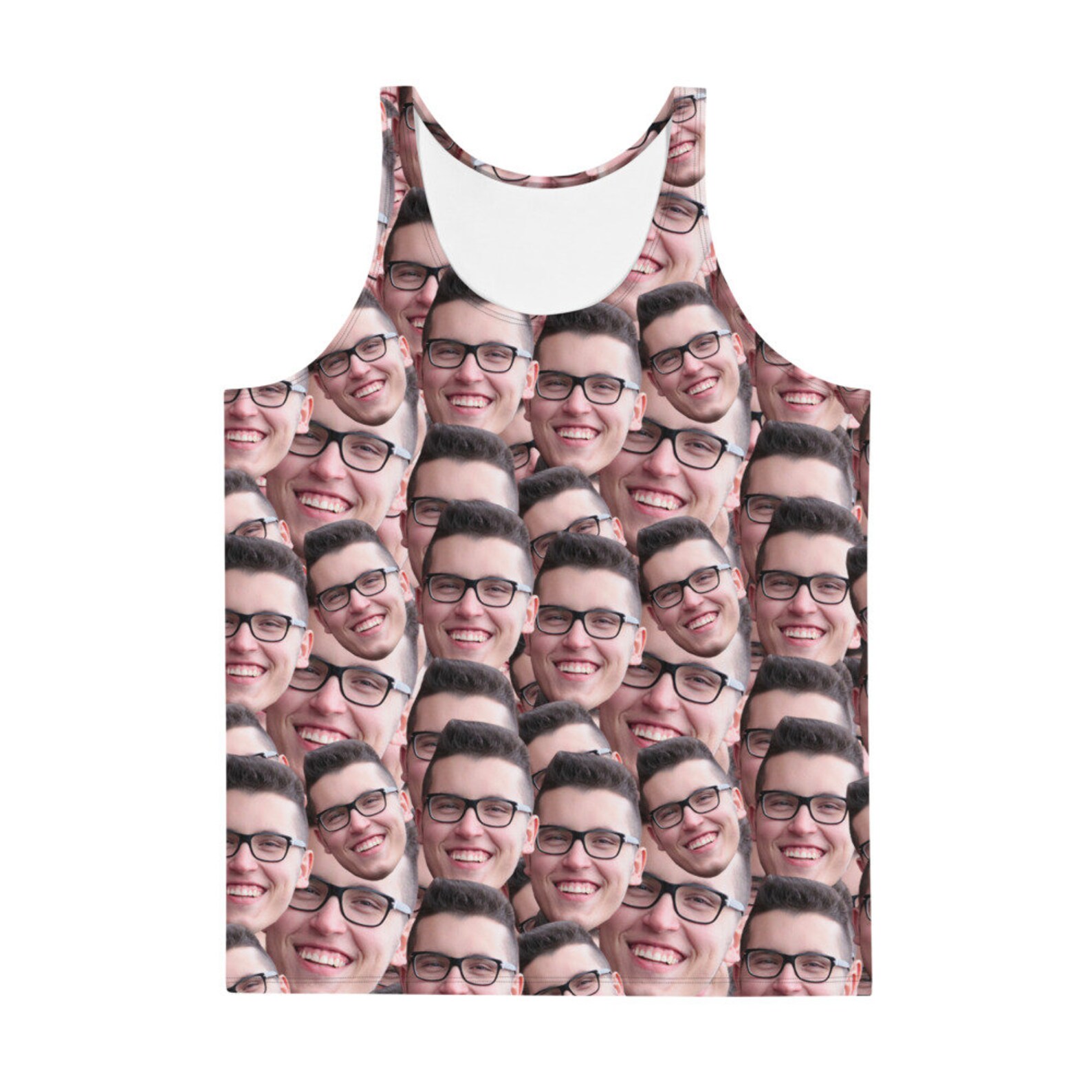 Crazy Face Tank Top Face Unisex Tank Top Photo Tank Top - Etsy